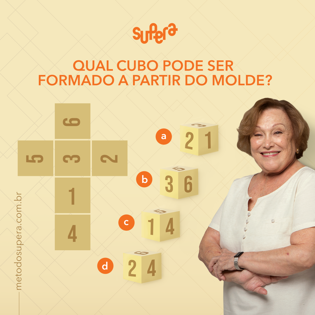 Desafio: Cubo - Supera - Ginástica para o Cérebro
