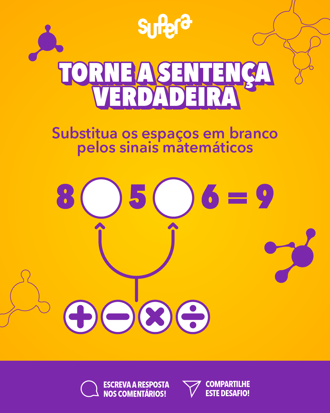 Desafio: sinais. - Supera - Ginástica para o Cérebro