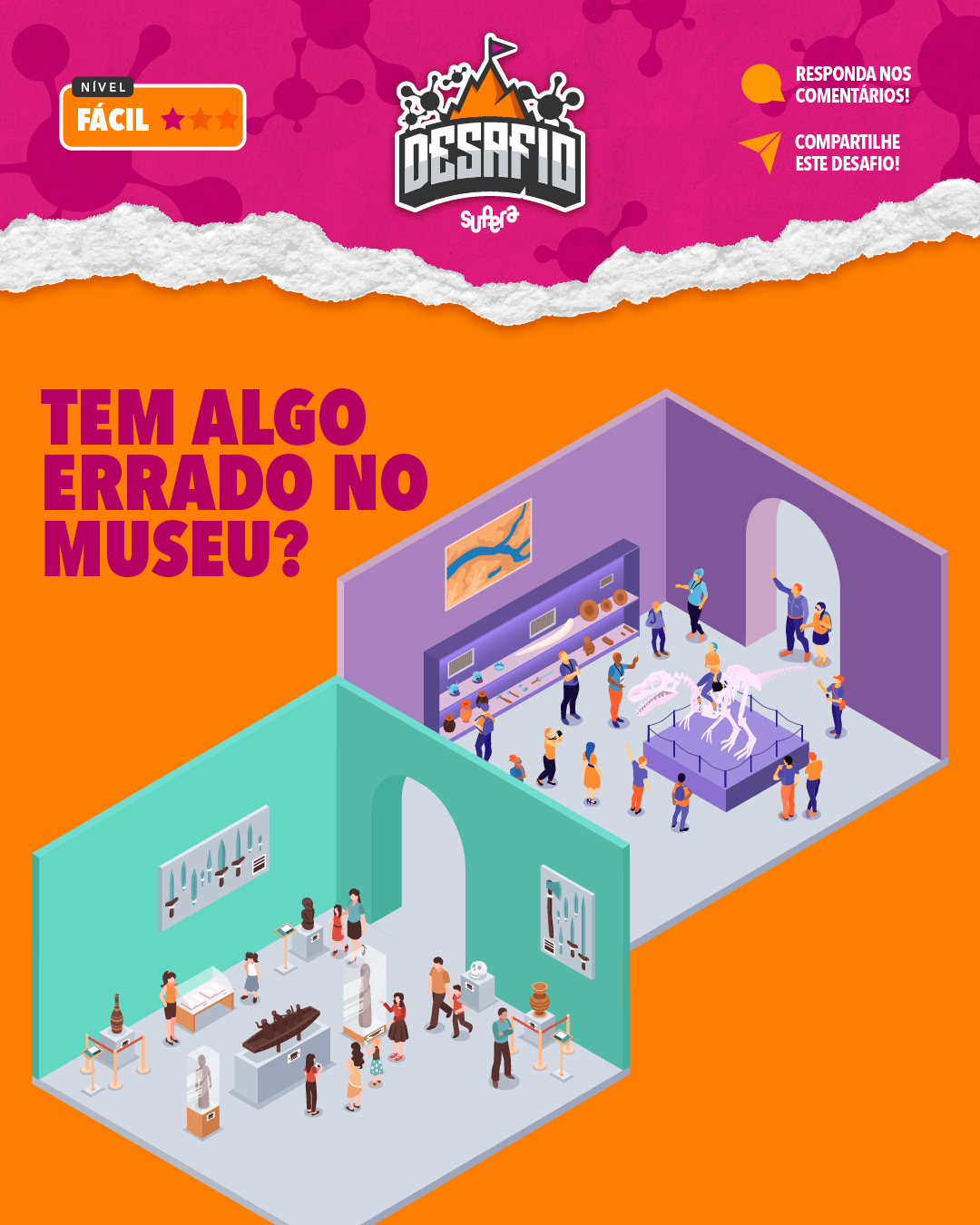 Desafio: Erro no museu - Supera - Ginástica para o Cérebro